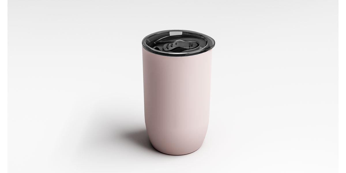 Steelceramics 12oz Cup – Matte Pink - Sara Verdier